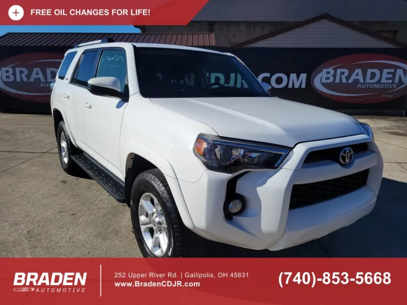 Used 2019 Toyota 4Runner SR5 for sale in Gallipolis, OH at Braden ...