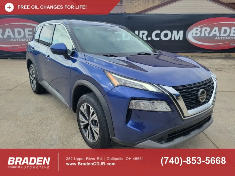 Used 2021 Nissan Rogue SV for sale in Gallipolis, OH at Braden Chrysler ...