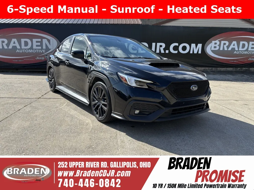 Used 2023 Subaru WRX Limited for sale in Gallipolis, OH at Braden ...