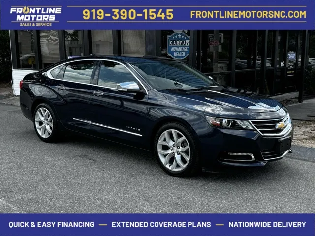 Used 2018 Chevrolet Impala Premier for sale in Clayton, NC at Frontline ...
