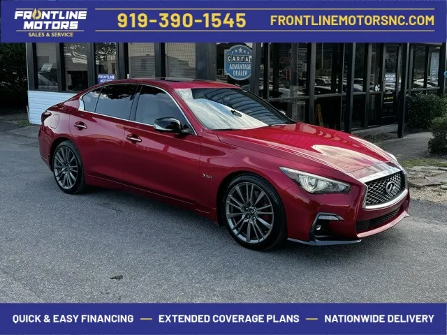 Used Infiniti Q50 Red Sport