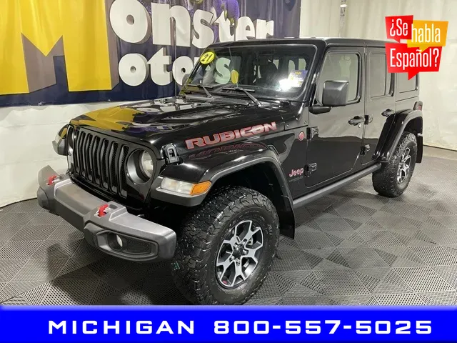 Used 2021 Jeep Wrangler Unlimited Rubicon for sale in Michigan Center ...