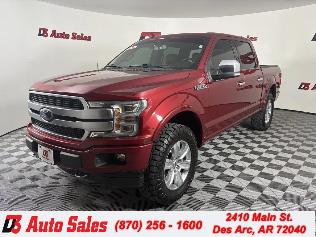 Used 2018 Ford F-150 Platinum for sale in Des Arc, AR at D3 Auto Sales ...