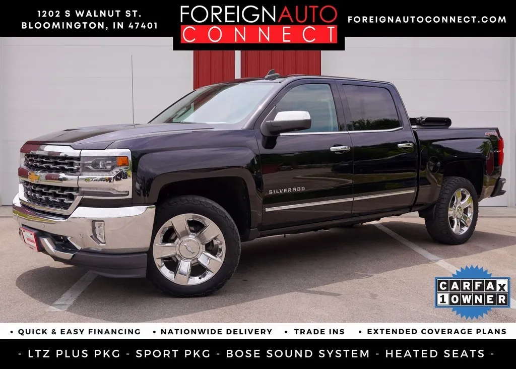 Used 2016 Chevrolet Silverado 1500 LTZ for sale in Bloomington, IN at ...