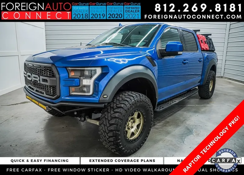 Used 2019 Ford F-150 Raptor for sale in Bloomington, IN at Foreign Auto ...