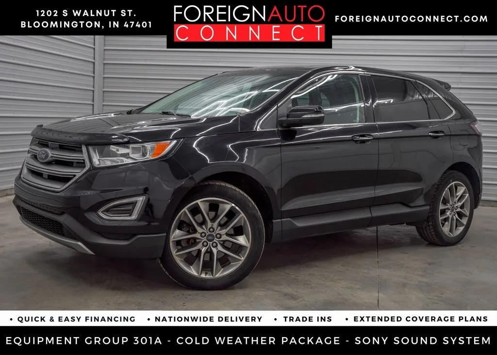 Used 2018 Ford Edge Titanium for sale in Bloomington, IN at Foreign ...