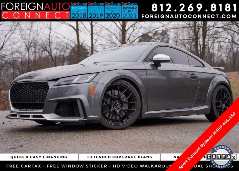 Used 2018 Audi TT RS 2.5T for sale in Bloomington, IN at Foreign Auto ...