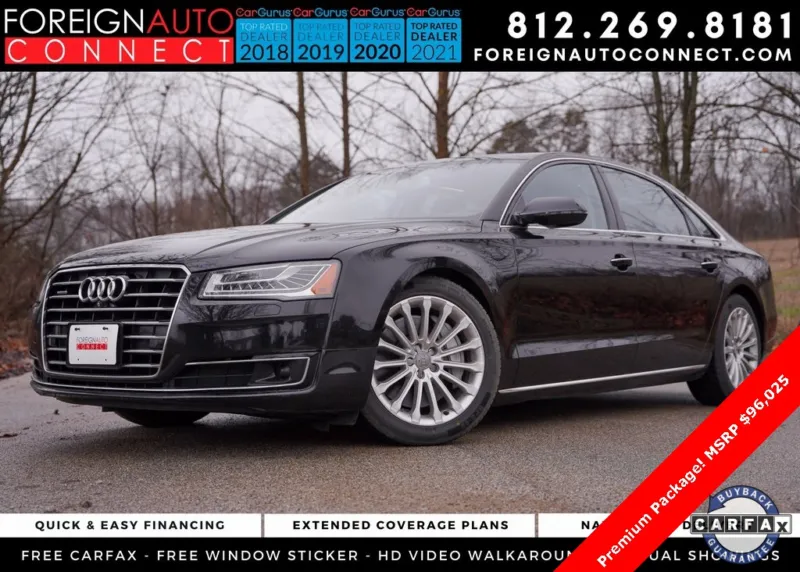 Used 2015 Audi A8 L 4.0T for sale in Bloomington, IN at Foreign Auto ...