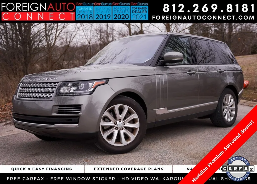 Used 2017 Land Rover Range Rover 3.0L V6 Supercharged HSE for sale in ...