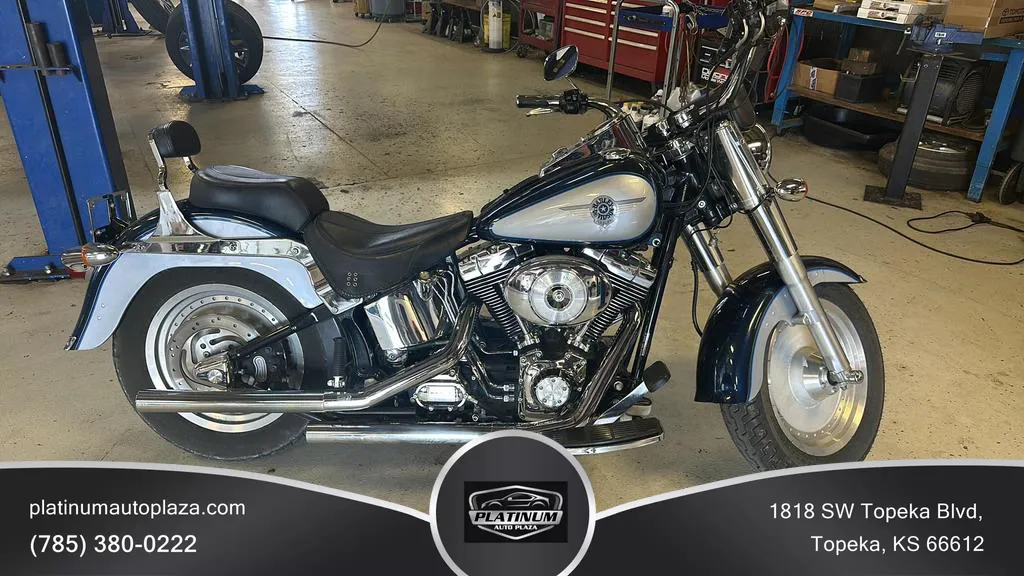 Used 2002 Harley-Davidson FLSTF Fat Boy for sale in Topeka, KS at Platinum Auto Plaza | VIN ...