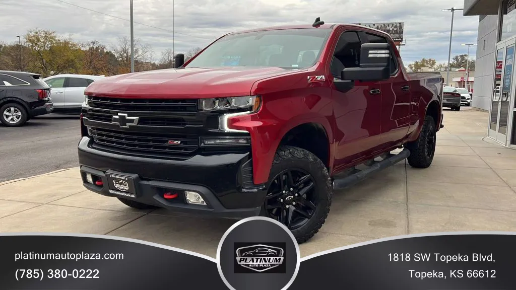 Used 2021 Chevrolet Silverado 1500 Crew Cab LT Trail Boss Pickup 4D 5 3 ...