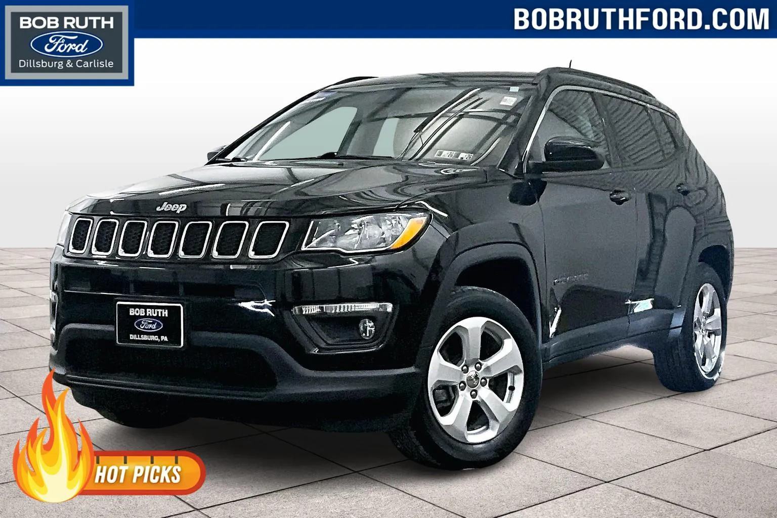 Used 2019 Jeep Compass Latitude for sale in Dillsburg, PA at Bob Ruth ...