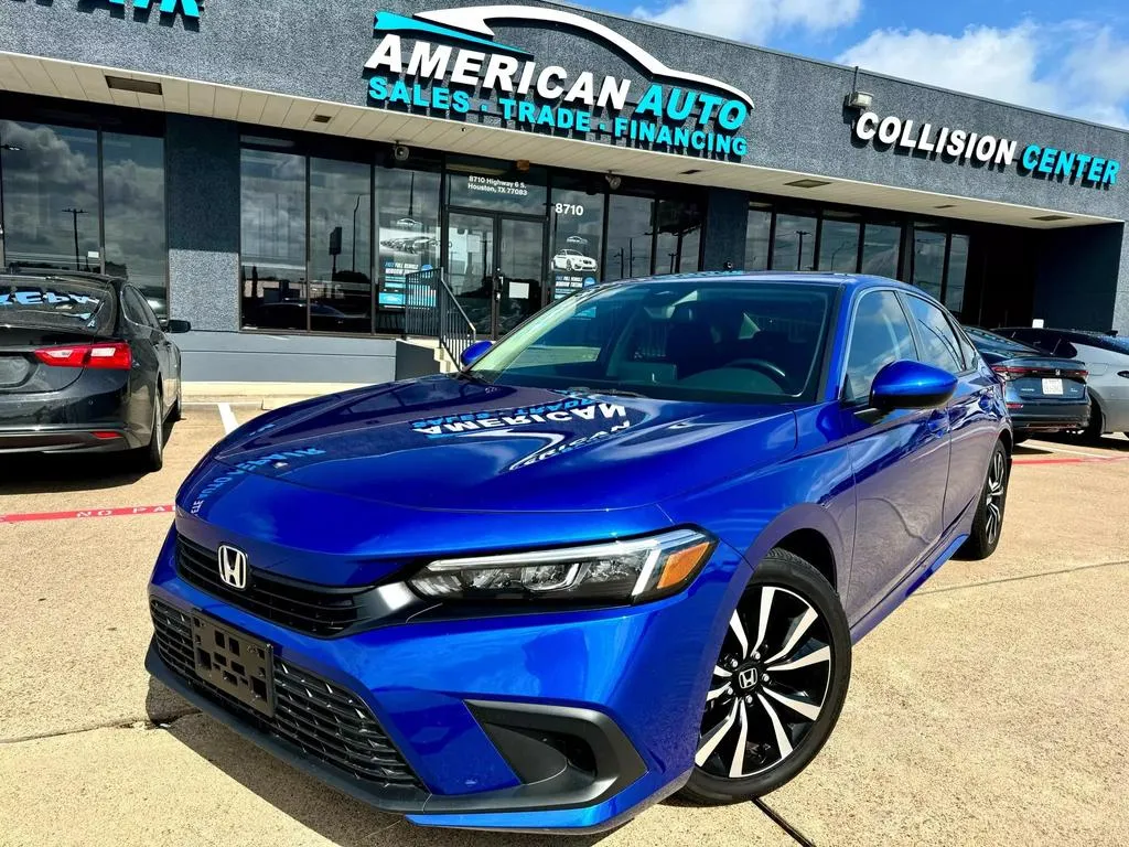 Used 2022 Honda Civic EX Sedan 4D for sale in Houston, TX at American ...