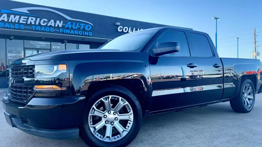 Used 2016 Chevrolet Silverado 1500 Double Cab Custom Pickup 4D 6 1/2 ft ...