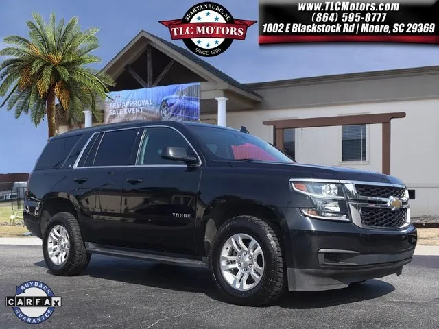 Used 2017 Chevrolet Tahoe LT for sale in Moore, SC at TLC Motors | VIN ...