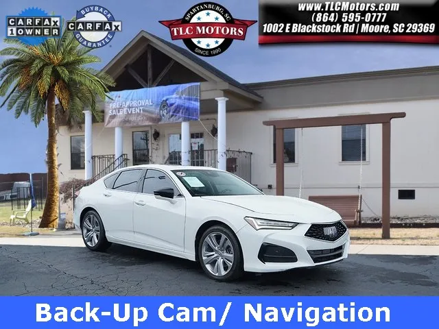 Used 2021 Acura TLX Technology Package for sale in Moore, SC at TLC ...