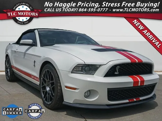 Used 2012 Ford Mustang Shelby GT500 for sale in Moore, SC at TLC Motors ...