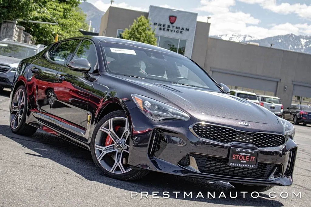 Used 2019 Kia Stinger GT1 for sale in Salt Lake City, UT at Prestman Auto | VIN: KNAE45LC3K6049557