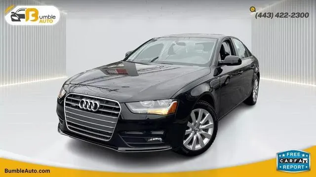 Used 2013 Audi A4 Premium Sedan 4D for sale in Elkridge, MD at Bumble Auto | VIN: WAUBFAFLXDN036282