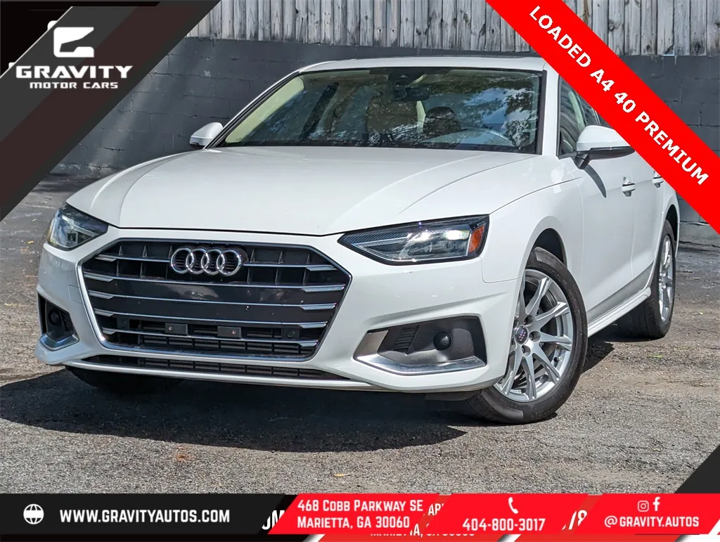 Used 2020 Audi A4 40 Premium for sale in Marietta, GA at Gravity Motor ...