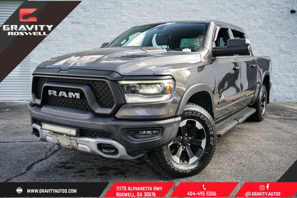 Used 2021 Ram 1500 Rebel for sale in Roswell, GA | VIN: 1C6SRFLM8MN686496