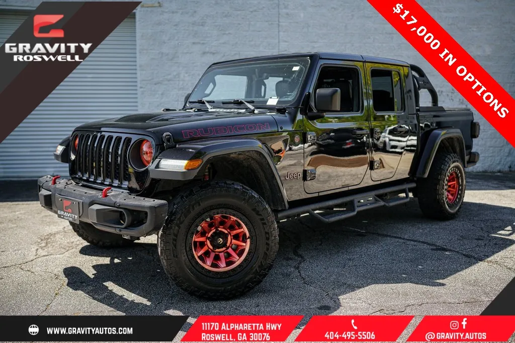 Used 2020 Jeep Gladiator Rubicon for sale in Roswell, GA at Gravity Autos | VIN: 1C6JJTBG4LL193390