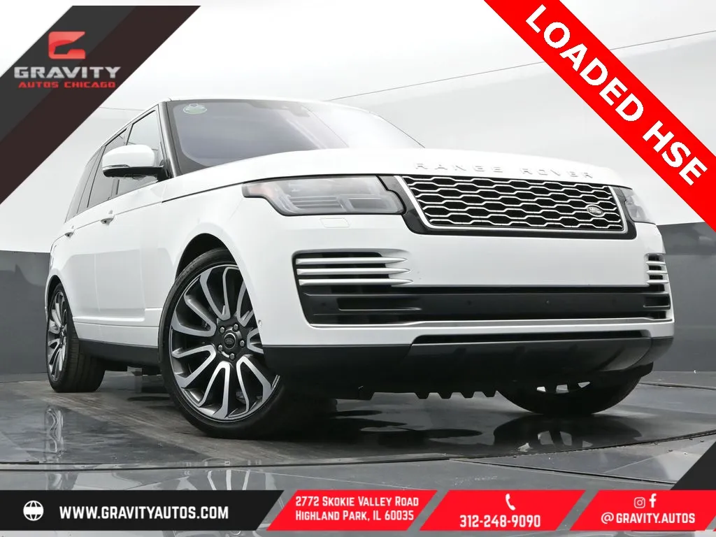 Used 2019 Land Rover Range Rover 3.0L V6 Supercharged HSE for sale in ...