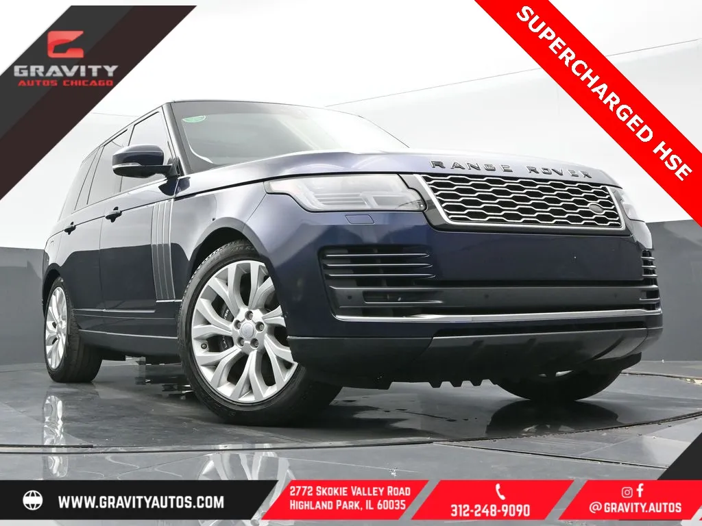 Used 2019 Land Rover Range Rover 3.0L V6 Supercharged HSE for sale in ...