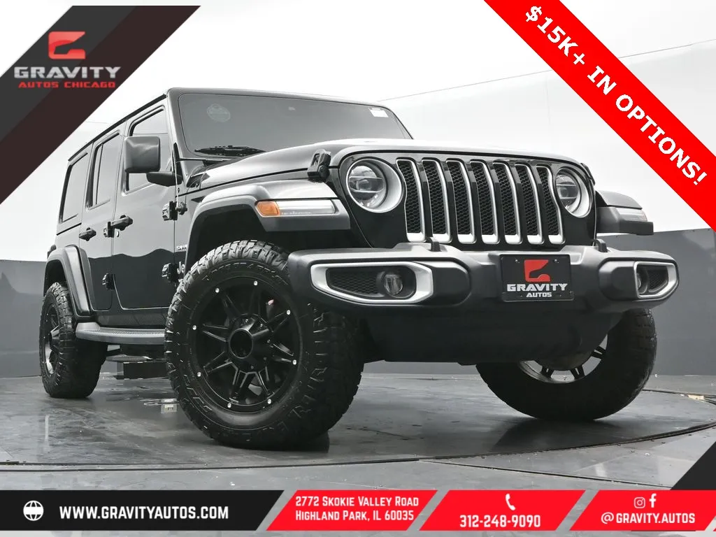 Used 2019 Jeep Wrangler Unlimited Sahara for sale in Highland Park, IL ...