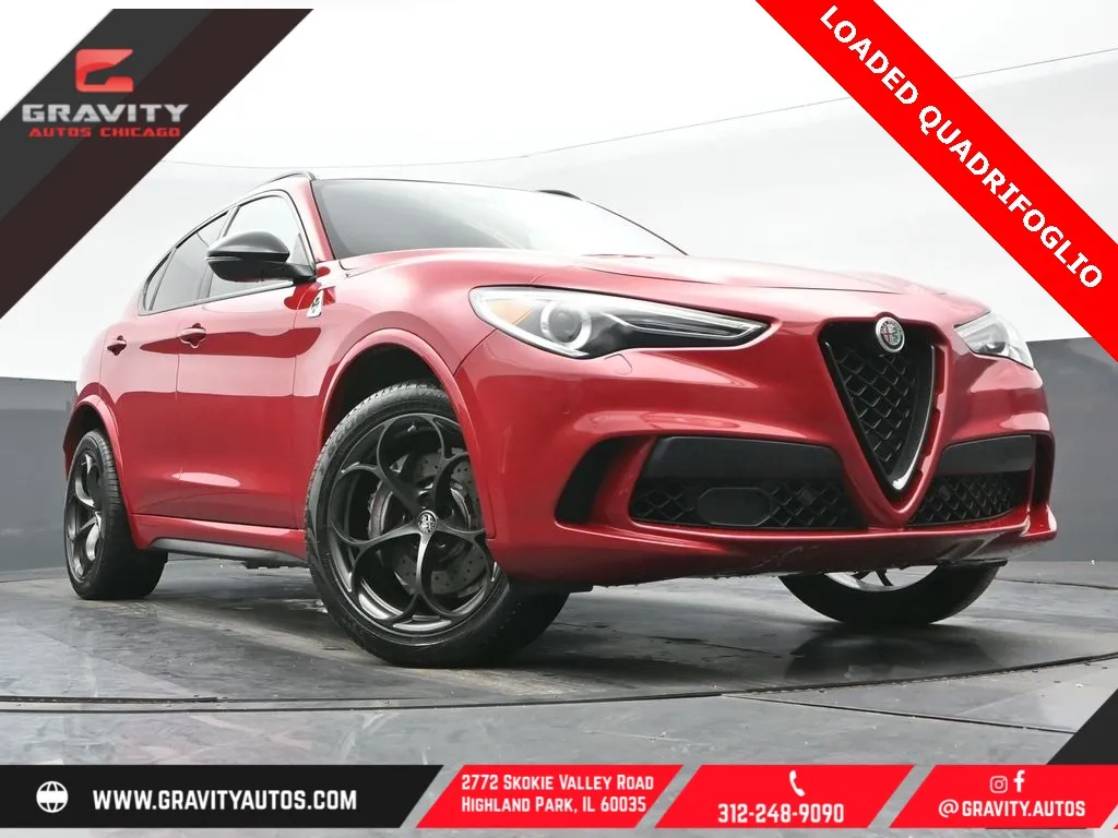 Used 2022 Alfa Romeo Stelvio Quadrifoglio for sale in Highland Park, IL at Gravity Autos Chicago ...