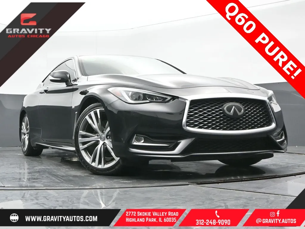 Used 2019 INFINITI Q60 3.0t PURE for sale in Highland Park, IL at Gravity Autos Chicago | VIN ...