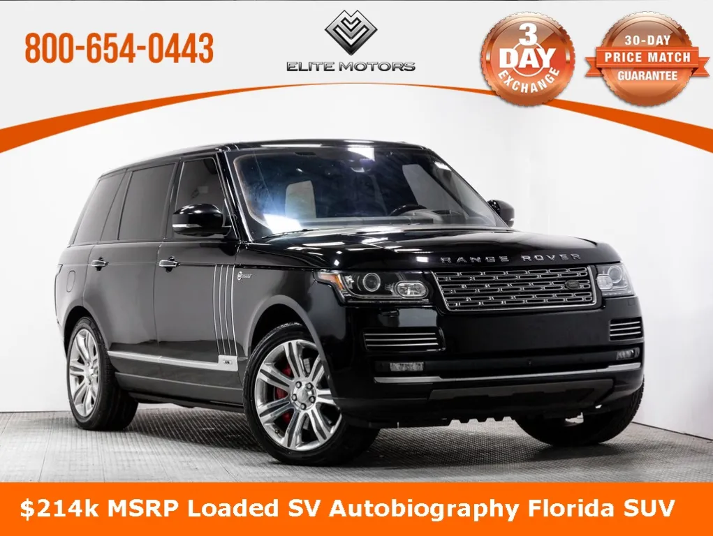 Used 2016 Land Rover Range Rover SVAutobiography for sale in Gurnee, IL ...