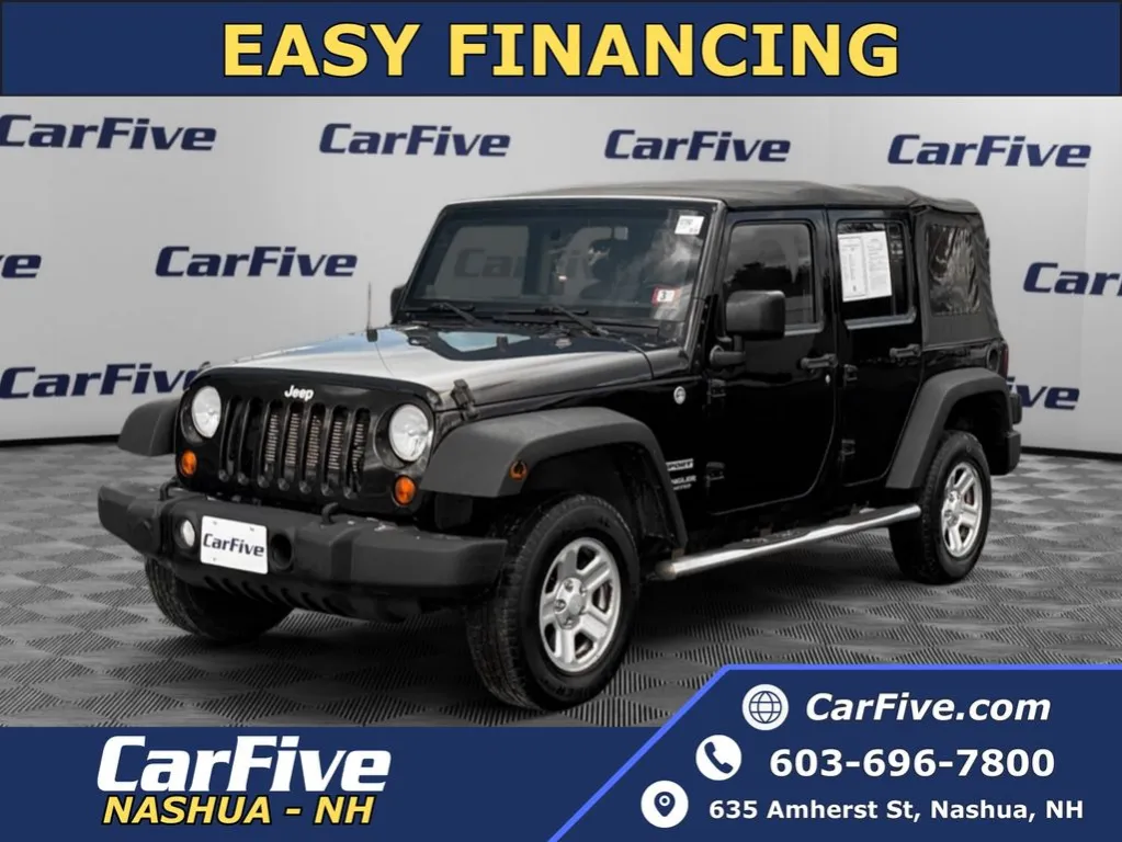 Used 2013 Jeep Wrangler Unlimited Sport for sale in Nashua, NH at ...