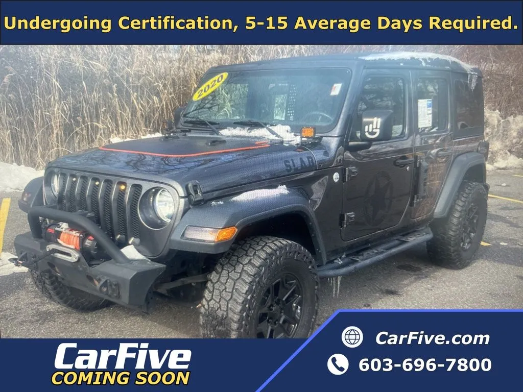Used 2020 Jeep Wrangler Unlimited Sport for sale in Nashua, NH at ...