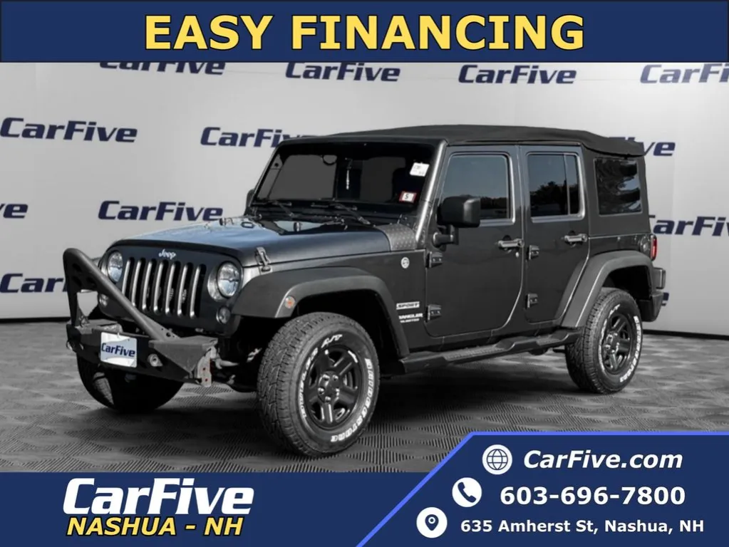 Used 2017 Jeep Wrangler Unlimited Sport for sale in Nashua, NH at ...