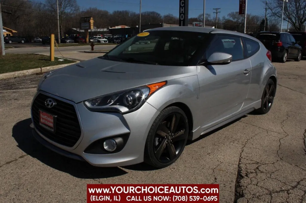 Used 2013 Hyundai Veloster Turbo w/Blue Int for sale in Elgin, IL at ...