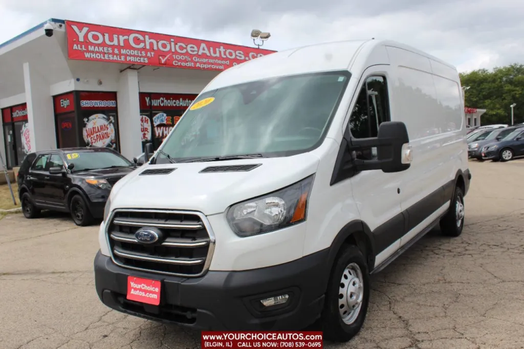 Used 2020 Ford Transit Cargo Van 250 AWD 3dr LWB Medium Roof Cargo Van ...