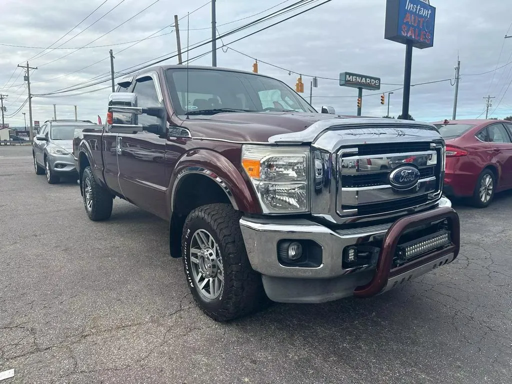 Used 2011 Ford F250 Super Duty Super Cab Lariat Pickup 4D 8 ft for sale ...