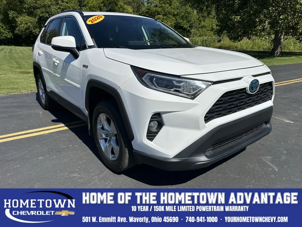 Used 2020 Toyota RAV4 Hybrid XLE for sale in Waverly, OH at Hometown ...