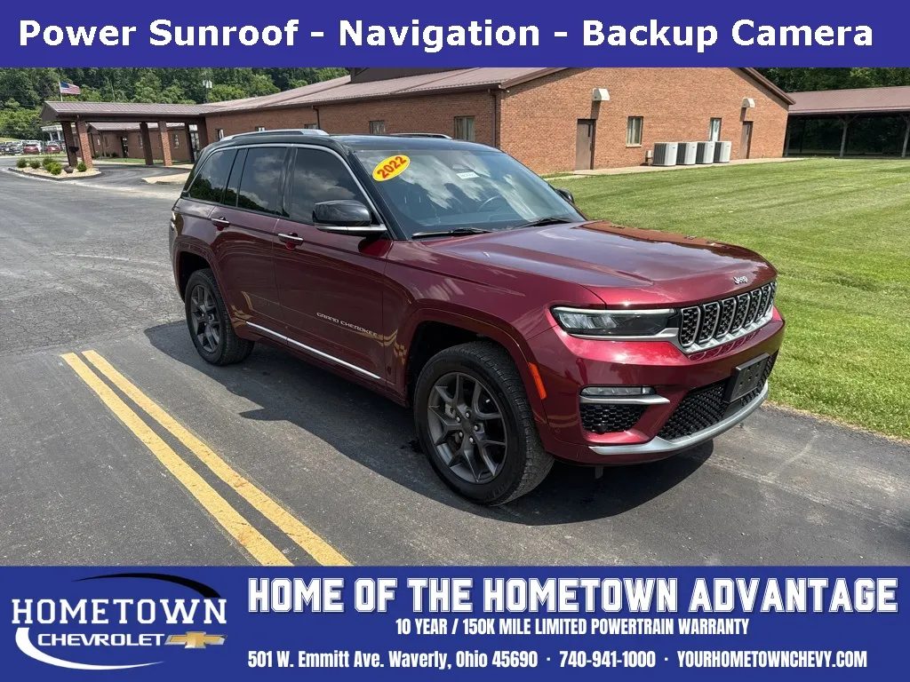 Used 2022 Jeep Grand Cherokee Summit for sale in Waverly, OH at ...