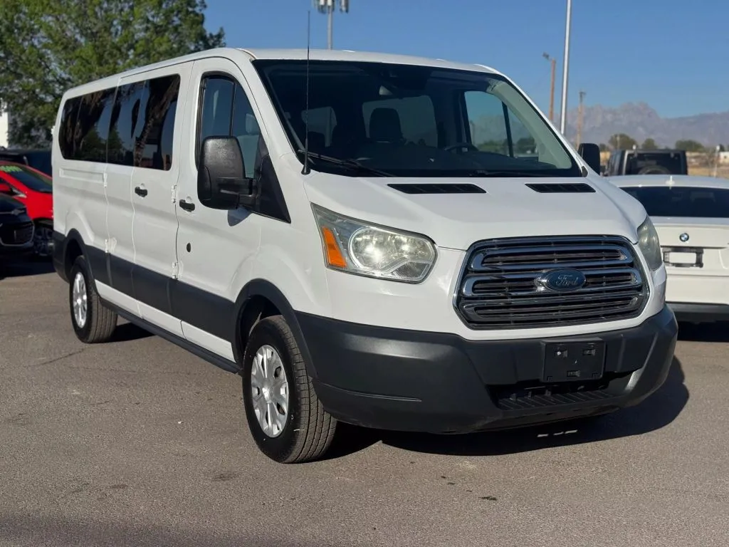Used 2015 Ford Transit 350 Wagon XLT w/Low Roof w/60/40 Side Door Van ...
