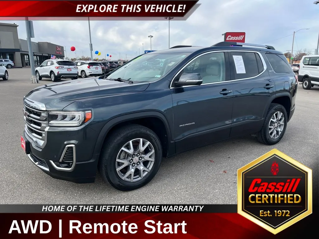 Used 2020 GMC Acadia SLT for sale in Cedar Rapids, IA at Cassill Motors ...