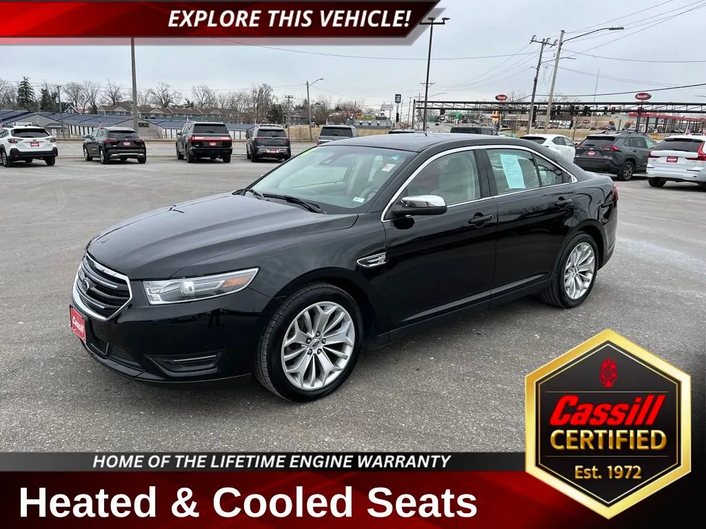 Used 2018 Ford Taurus Limited for sale in Cedar Rapids, IA at Cassill ...