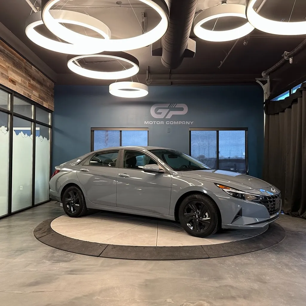 Used 2021 Hyundai Elantra Hybrid Blue for sale in Kaysville, UT at GP ...