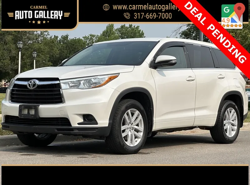 Used 2015 Toyota Highlander LE V6 for sale in Carmel, IN at Carmel Auto ...