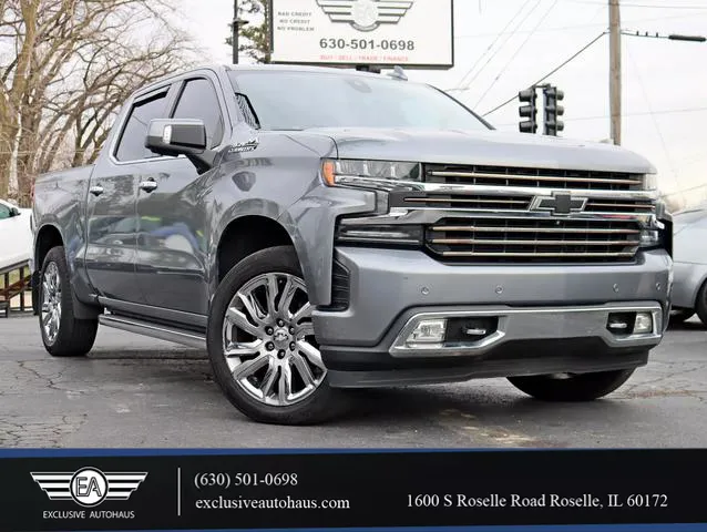 Used 2019 Chevrolet Silverado 1500 Crew Cab High Country Pickup 4D 5 3/ ...