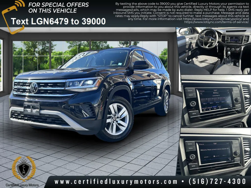 Used 2021 Volkswagen Atlas 2.0T S for sale in Great Neck, NY at ...