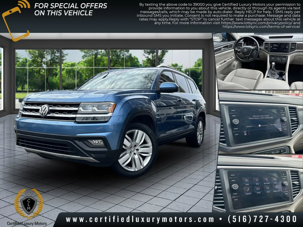 Used 2019 Volkswagen Atlas 3.6L V6 SE w/Technology for sale in Great ...