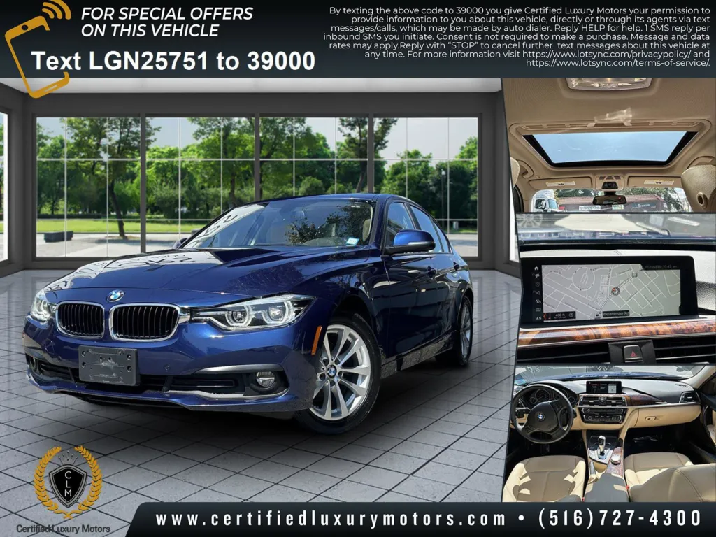 Used 2018 BMW 3 Series 320i xDrive for sale in Great Neck NY VIN WBA8E5G50JNV02575
