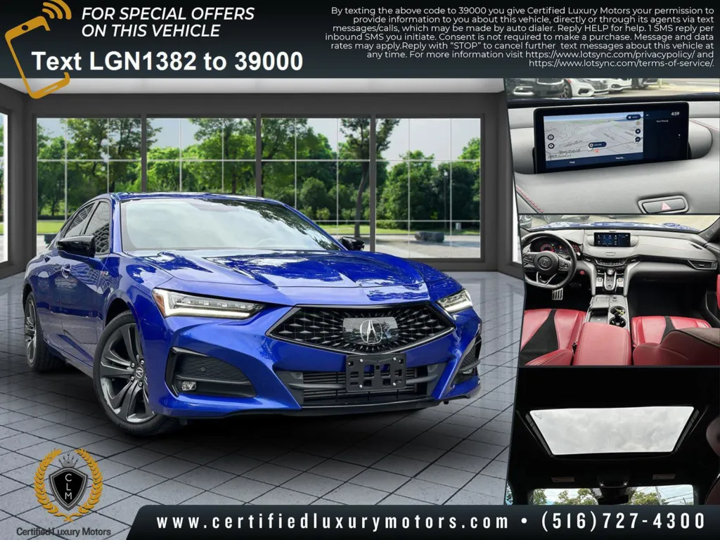 Used 2021 Acura TLX w/A-Spec Package for sale in Great Neck, NY at Certified Luxury Motors | VIN ...